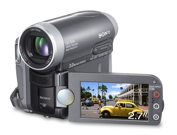 16:9로 찍고 5.1채널로 녹음한다. 'DCR-HC90'