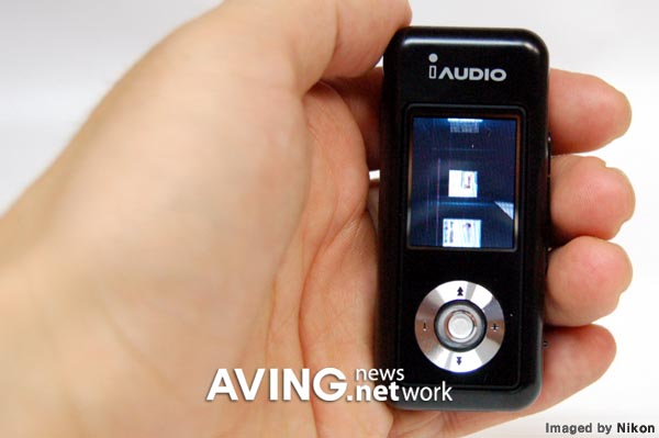 고화질 동영상과 동급최고출력 사운드의 MP3P, ‘iAUDIO U3’