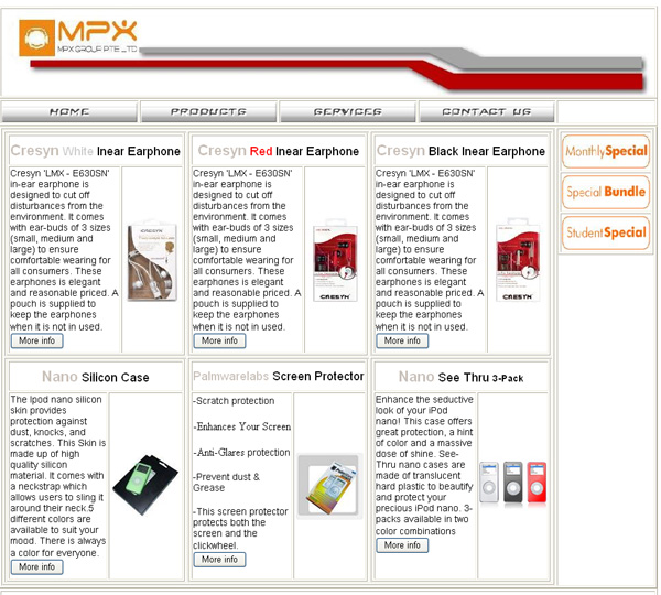 [Singapore]MPX Group, MP3P 액세서리 디스트리뷰터 문의