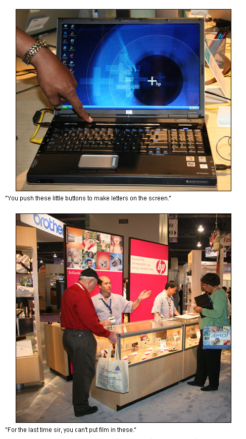 [Live from CES2006] Engadget CES booth tour 8 - HP