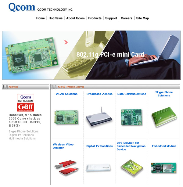 Communication 110 - PC TV solution for the Express Card standard