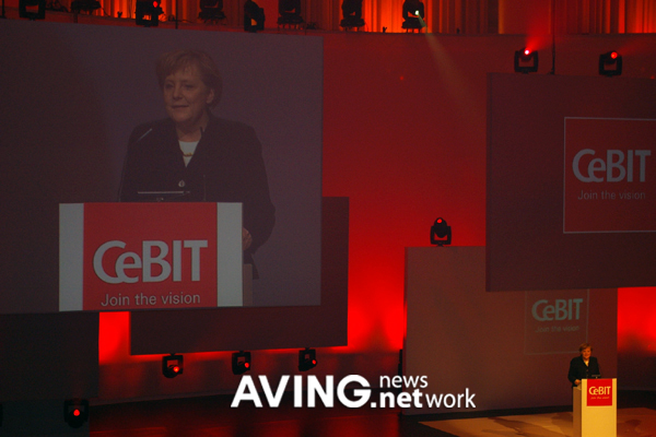CeBIT 2006 개회식, 독일 총리 '앙겔라 메르켈'