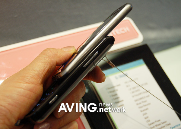 MP3P를 쏙 빼닮은 팬택 큐리텔 뮤직폰 'G-3600V'