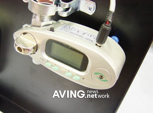 중간밸브를 자동으로 차단하는 '가스타이머'