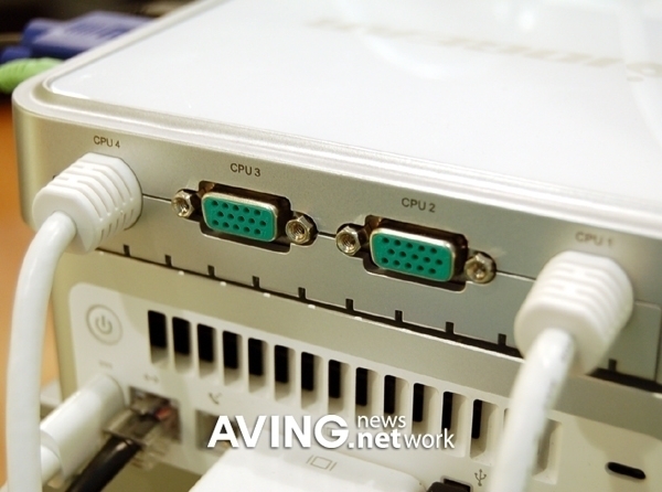 미니맥 스타일의 USB KVM 스위치