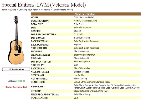 참전용사를 생각하며 연주하는 마틴의 ‘DVM’