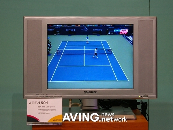 DIGITREX, 15인치 TFT LCD패널 선보여