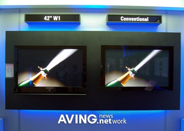 삼성SDI, 풍부한 색상의 PDP TV 'W1'