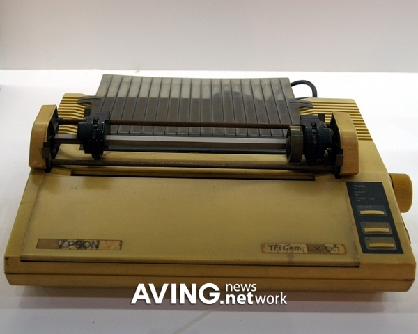 1985년 생산된 매트릭스 프린터 Trigem LX-80