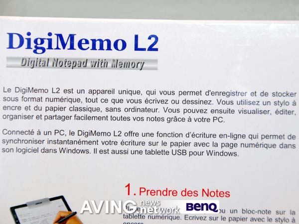 ACECAD , 종이에 쓴 글씨가 저장되는 ‘DigiMemo L2’