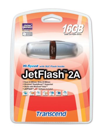 정보 보호 기능을 특징으로 하는 16GB USB 'JetFlash'