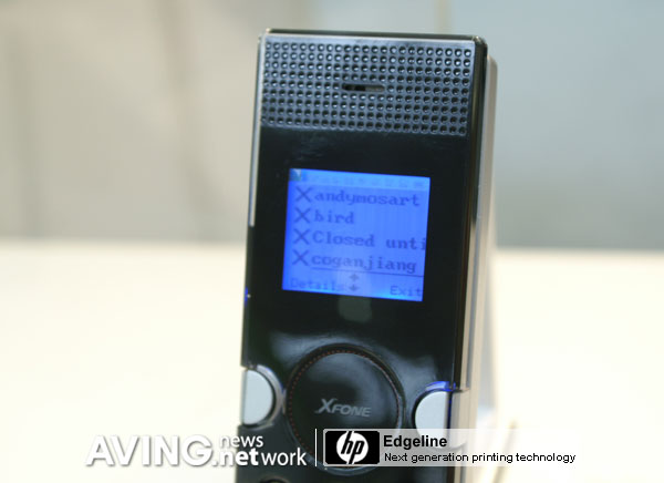 Xfone, 세빗 최초 공개 VOIP 폰