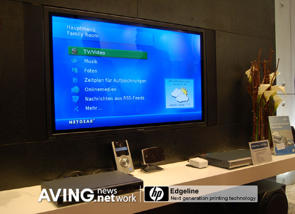 넷기어, 네트워크 미디어 플레이어 'EVA8000' 선보여