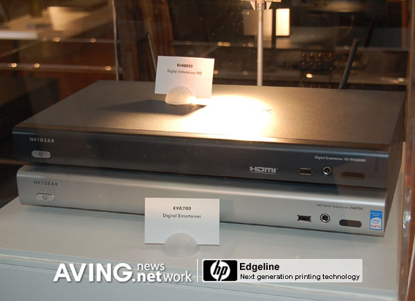 넷기어, 네트워크 미디어 플레이어 'EVA8000' 선보여