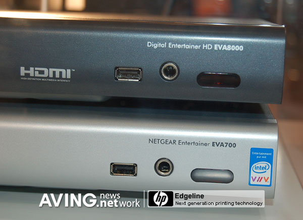 넷기어, 네트워크 미디어 플레이어 'EVA8000' 선보여