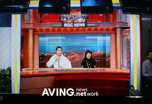 MBC뉴스데스크 ‘HD 가상이미지서비스’눈길 끌어
