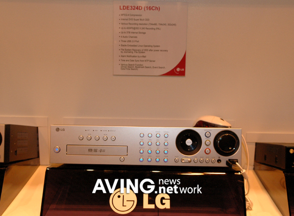 LG, 홈네트워크 기반의 16채널 무선 DVR!