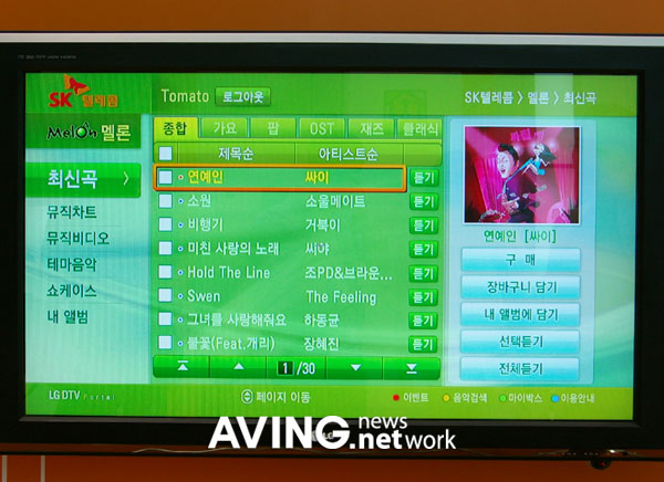 LG전자, DTV 포털 브랜드 'Visket' 선보여