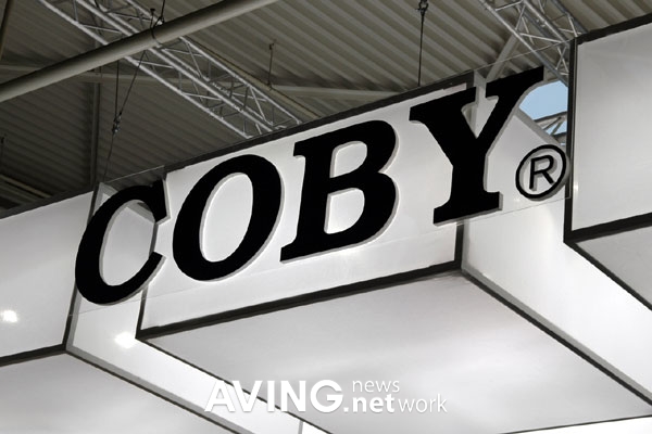 '세빗(CeBIT) 2008'에 참가한 coby 부스전경!
