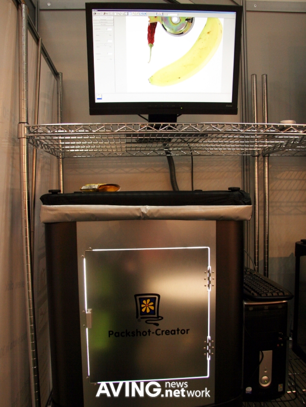 세빗(CeBIT) 2008에 참가한 Packshot-Creator 부스 전경