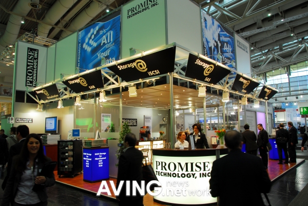 '세빗(CeBIT) 2008' 참가한 PROMISE 부스 전경