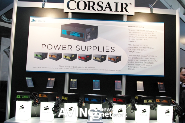 CORSAIR, '세빗(CeBIT) 2008'에서 'POWER SUPPLIES' 선보여