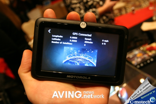 CES 2009서 만난 모토로라 4.3인치 내비게이션