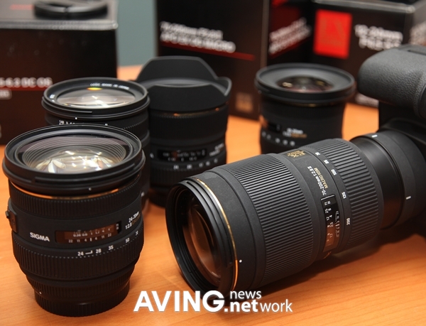 시그마 '이너줌ㆍ이너포커스' 렌즈 구경하기