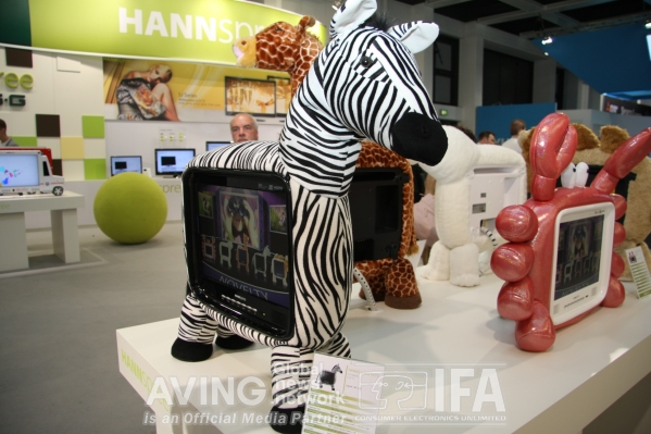 [IFA 2010] 한스프리, 19인치 얼룩말 TV 선보여