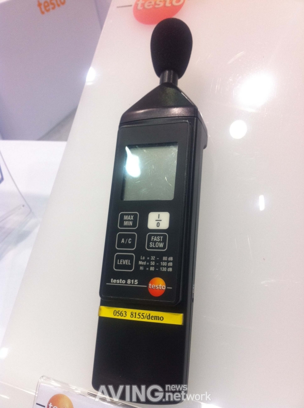 테스토코리아, 설비시설 점검 및 보수유지 관리에 이상적인 소음기 'Testo 815' 소개