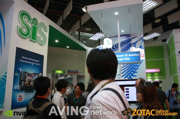 [COMPUTEX 2011] SiS, 안드로이드 탑재한 인터넷TV 선보여