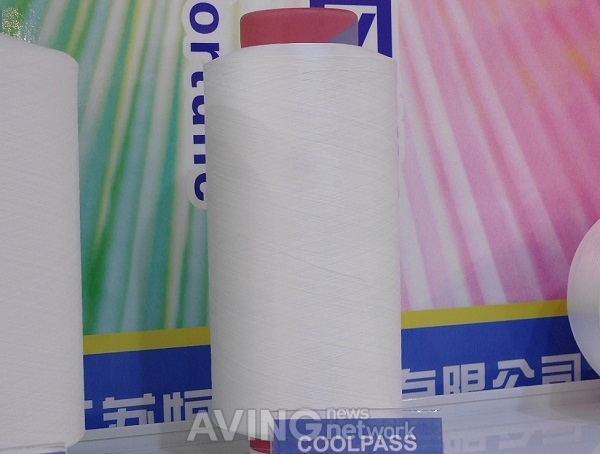 [PIS 2011 현장] 중국 Hengli, 흡한속건 기능으로 스포츠웨어 제작에 적합한 'Coolpass' 원사 소개