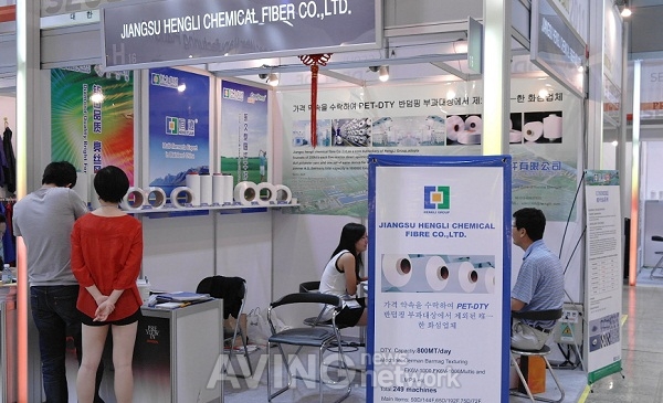 [PIS 2011 현장] 중국 Hengli, 흡한속건 기능으로 스포츠웨어 제작에 적합한 'Coolpass' 원사 소개