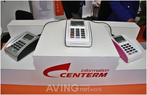 [CeBIT 2012 현장] 중국 Fujian Centerm Information, 미니 결제 단말기 'C773' 전시