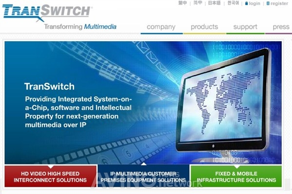 TranSwitch, HDmobile 트랜스시버 통합회로 선보여