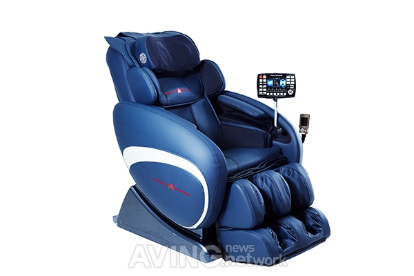 [30th KIMES 2014 영상] 대경산업, 요화학분석기 장착된 헬스케어로봇 안마의자 'MD-180000' 선보여