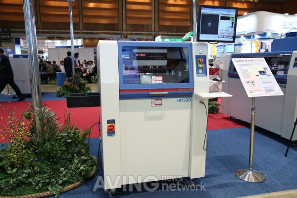 [한국전자제조산업전 현장] HIT, 고속 고정도 스크린프린터 'HIT 520' 전시