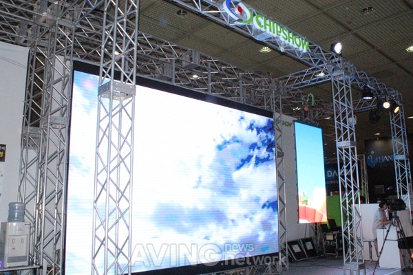 [KOBA 2014] CHIPSHOW, LED 스크린 선보여