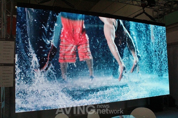 [KOBA 2014] LEYARD, TV 실내 LED 디스플레이 전시
