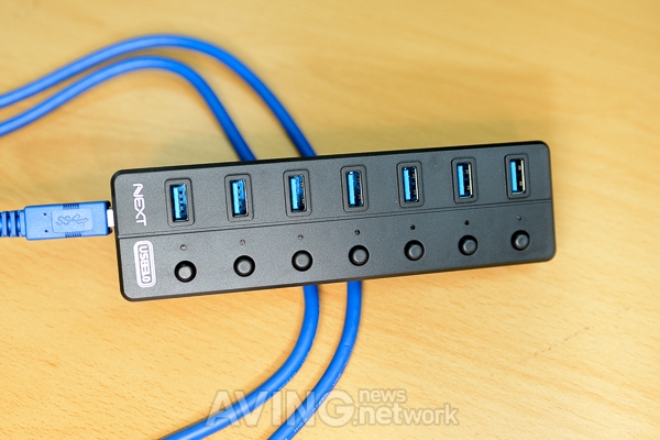 [리뷰] NEXT USB 3.0 7포트 유전원허브