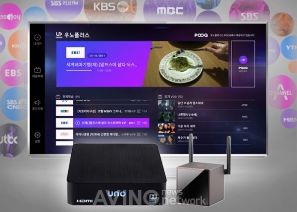 알라딘그룹, POOQ 무료 실시간TV 서비스 '우노플러스', 우노큐브 G1 탑재
