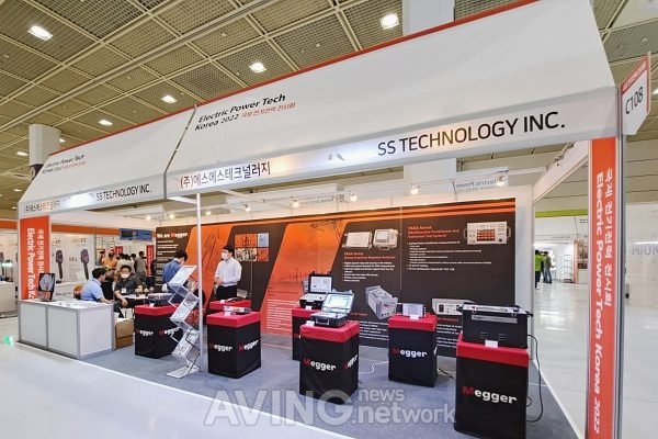 에스에스테크널러지, 2022 국제 전기전력 전시회서 6상 계전기 시험기 'SMRT46' 선보여... "전류 6채널 동시 출력 ...