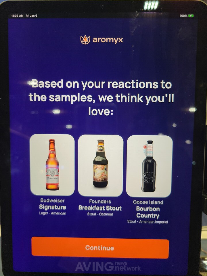 [CES 푸드테크] 아로믹스(Aromyx), CES2023서 소비자용 감각 추천 AI 기술 시연... " 미각·후각 생물학적으로 복제해 제품 추천!"