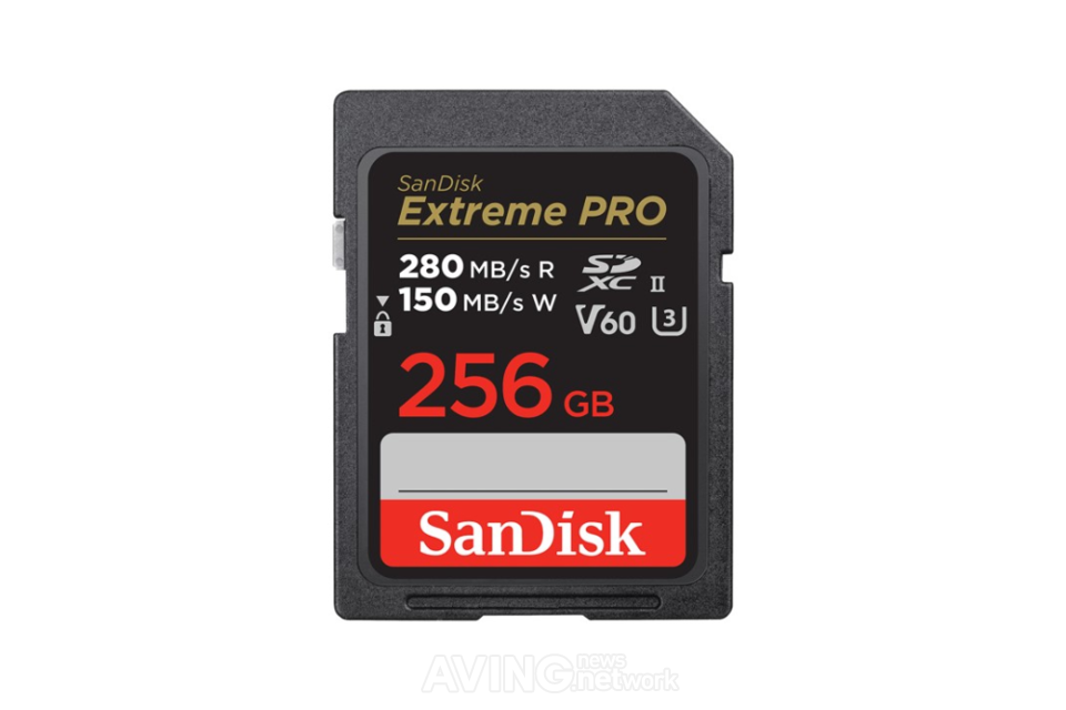 웨스턴디지털(WD), 샌디스크 익스트림 프로 SD카드 신제품 발표... 다양한 촬영 모드에서 4K·6K 고해상도 영상 촬영 지원!