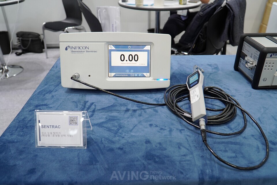 인피콘, H2 MEET 2023서 수소 누설 탐지기 ‘Sensistor Sentrac’ 공개... “소량·대량 누설 등 다양한 ...