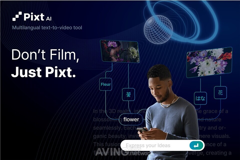 스톡폴리오, 영상제작의 혁명 ‘Pixt AI’... “왕초보도 손쉽게 아이디어를 영상화해”