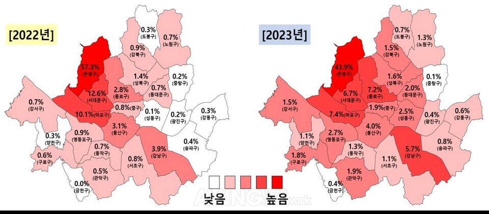 서울디지털재단, ‘서울시 자치구별 러브버그 출몰 현황’ 보고서 공개… 서울시 러브버그 출몰 2주 앞당겨져!