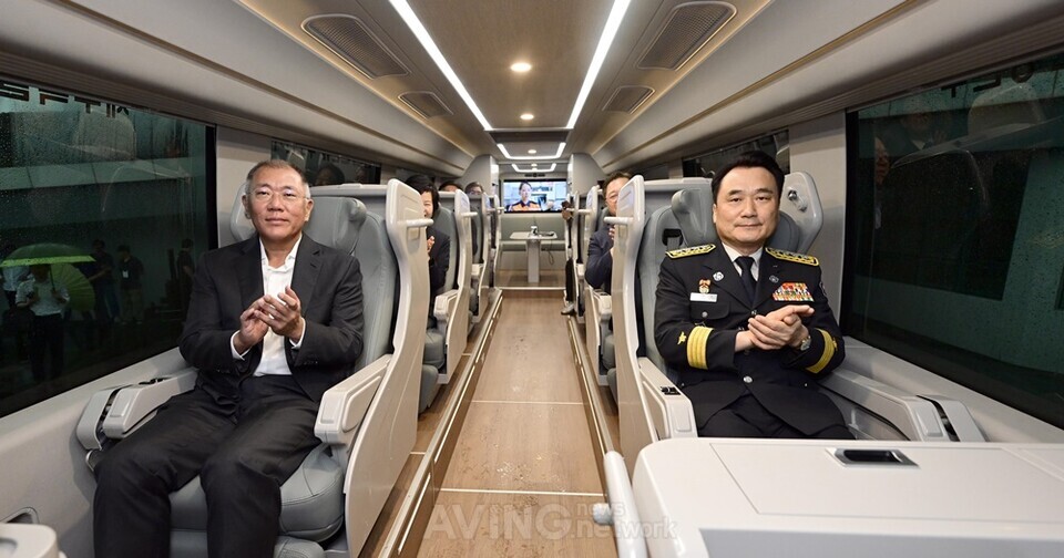 현대차그룹, 제주에 소방관 회복지원 수소전기버스 기증... “국민의 안전 책임지는 영웅들에게 지원 아끼지 않겠다!”