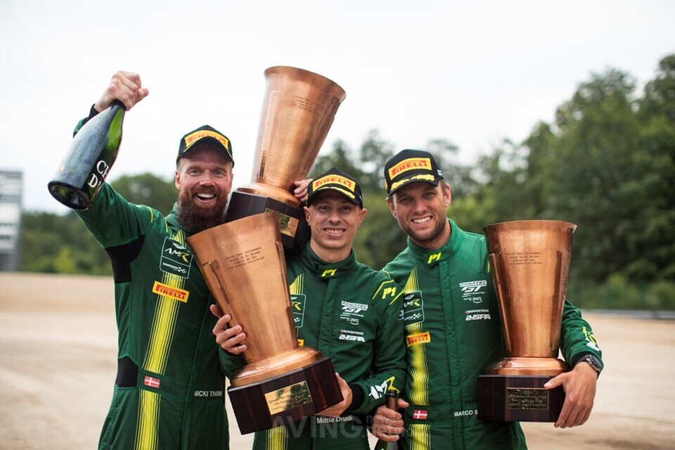 애스턴마틴 ‘신형 밴티지 GT3’, 크라우드스트라이크 스파 24시간서 종합 우승