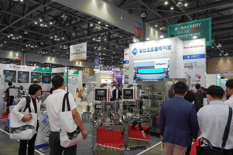 일신오토클레이브, K-BATTERY SHOW 2024서 고압 분산기 공개... “고성능 배터리에서 요구되는 높은 에너지 밀도·긴 ...